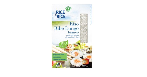 R&R Riso Lungo Ribe Bianco 1Kg
