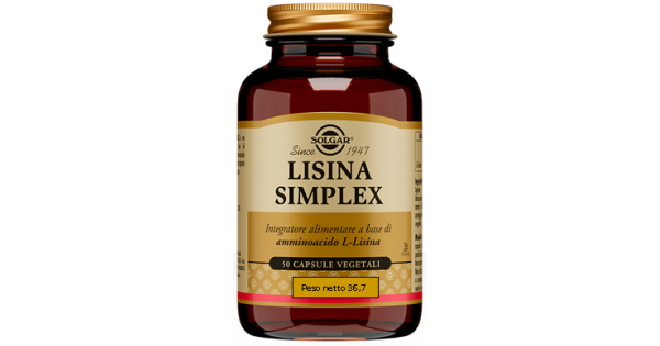 LISINA SIMPLEX 50CPS VEG SOLGAR