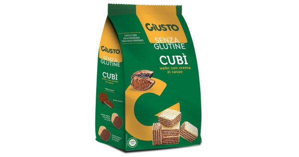 GIUSTO S/G CUBI' WAFER CAC250G