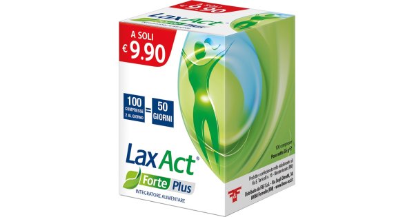 LAX ACT FORTE PLUS 100CPR